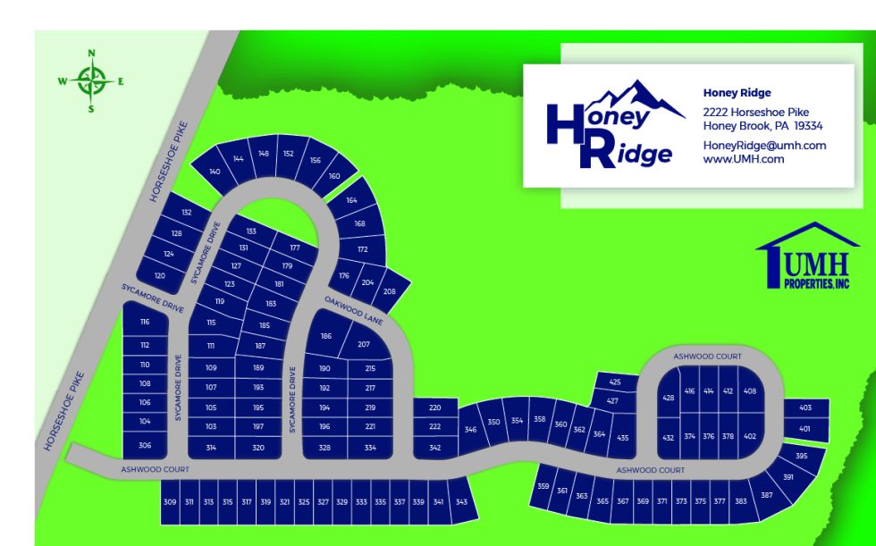 Honey Ridge Now Open! - UMH